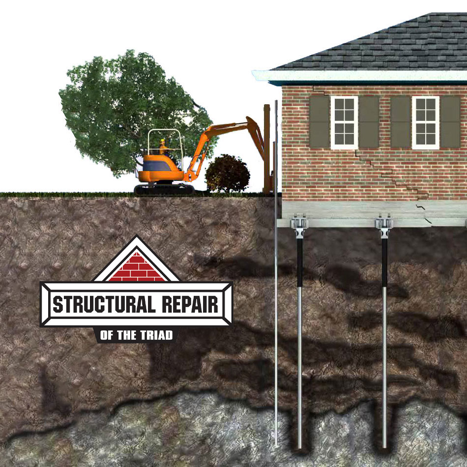 Structural Repair of the Triad | Foundation Repair & Waterproofing